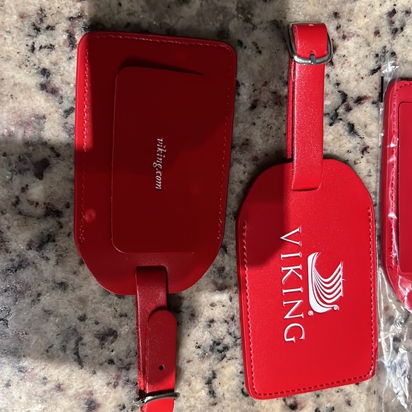 Viking | Other | Viking Leather Luggage Tags | Poshmark